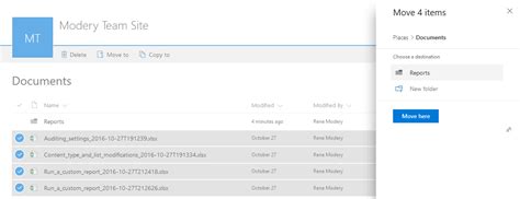 Office 365 Advent Calendar 04 Movingcopying Files Within Sharepoint