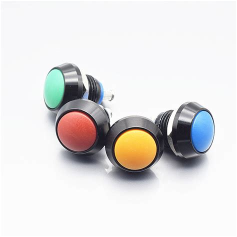 12mm Dome Pcb Waterproof Push Button Switch 250v Push Button Switch And Emergency Stop Switch