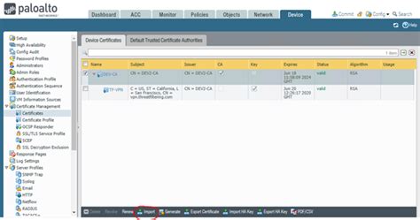 install ssl certificate on palo alto networks or cisco asa firewalls