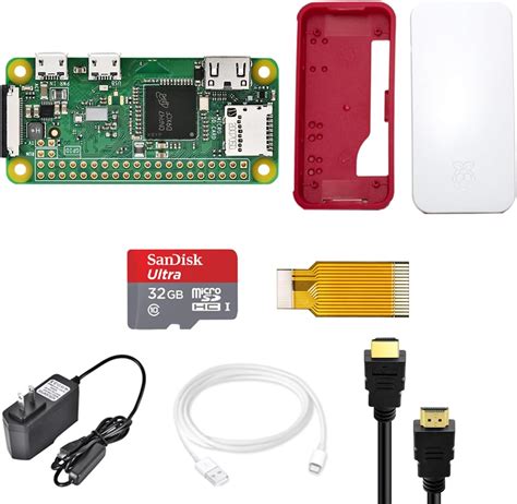 Raspberry Pi Zero 2 W Starter Kit With 32gb Micro Sd Card 5v 25a Power Supply With