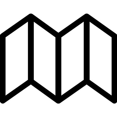Unfolded Map Vector Svg Icon Svg Repo