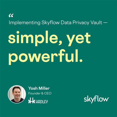 skyflow on linkedin hadley