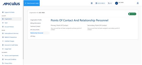 Organisationaccount Profile Apiculus Technical Documentation
