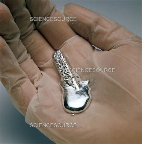 Gallium Metal Melting Stock Image Science Source Images