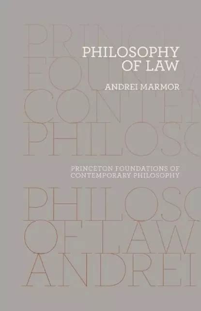 Livre De Poche Philosophy Of Law Par Andrei Marmor Anglais Eur 31 40 Picclick Fr