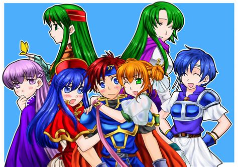 roy lilina sophia cecilia shanna and 2 more fire emblem and 1