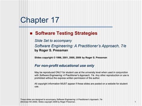 Chapter 01 Software Engineering Pressman Ppt