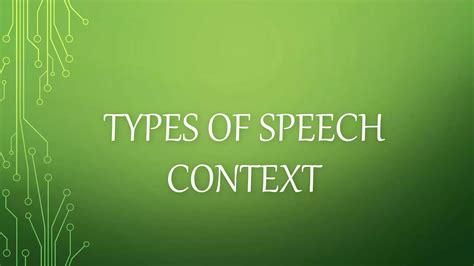 Strategies In Various Speech Situation Speech Contextandspeechstyle Pptx