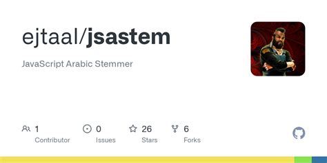 github ejtaal jsastem javascript arabic stemmer