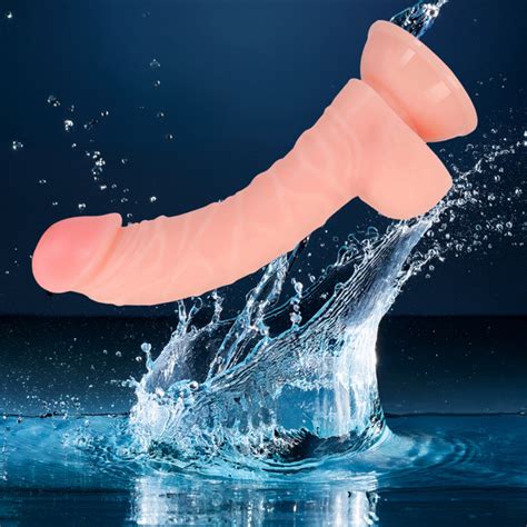 Realistyczny Penis Prawdziwe Dildo Z Przyssawką Mięsiste Dildo Z
