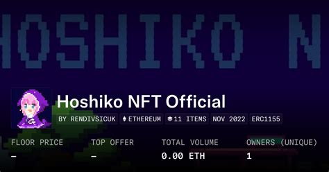 Hoshiko Nft Official Collection Opensea