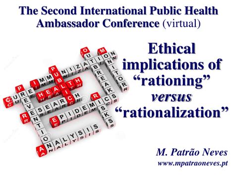 Pdf Ethical Implications Of Rationing Versus Rationalization