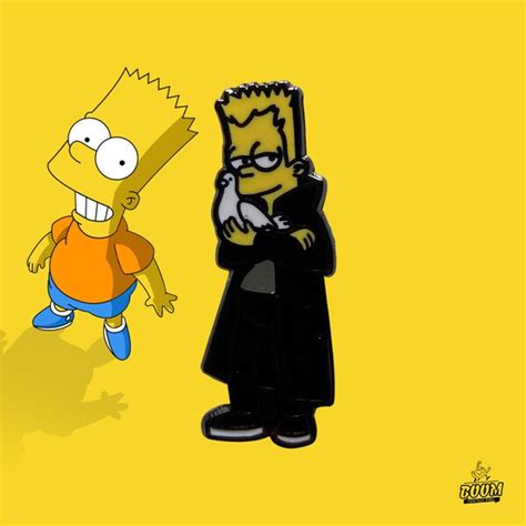 Bart Simpson Pin Etsy