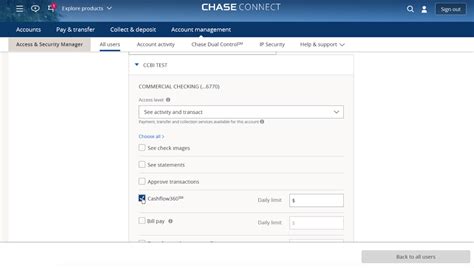 Add Online Banking Users Cashflow360