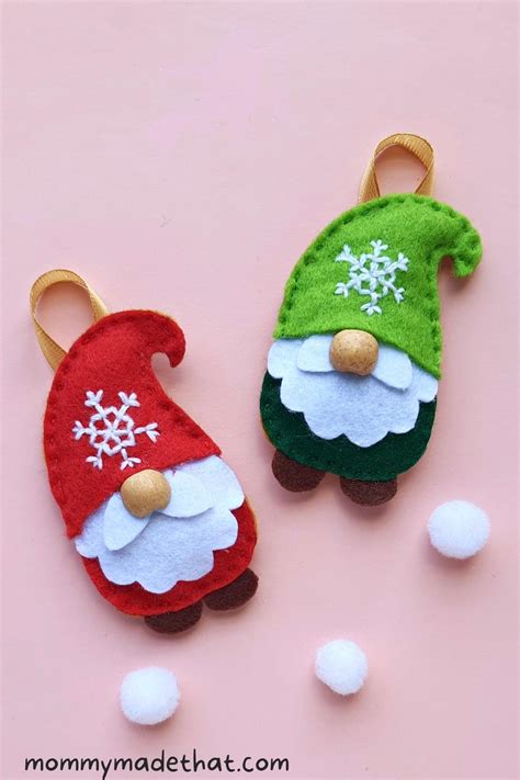 Homemade Felt Christmas Ornament Patterns Free