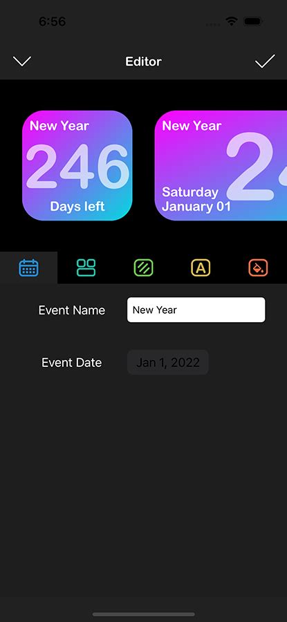 CountDown Widget For IOS By MightyDeveloper CodeCanyon