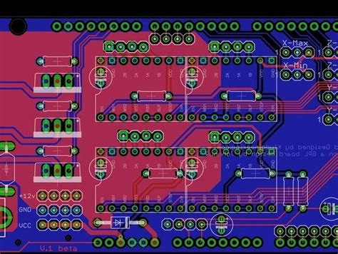 Arduino Mega Shield For Pololu Stepper Drivers By Kludgineer 3d Model