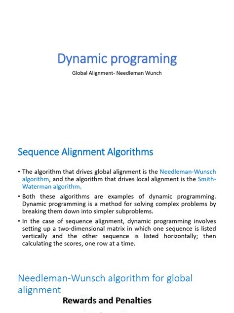 5 Dynamic Programing Part A Pdf