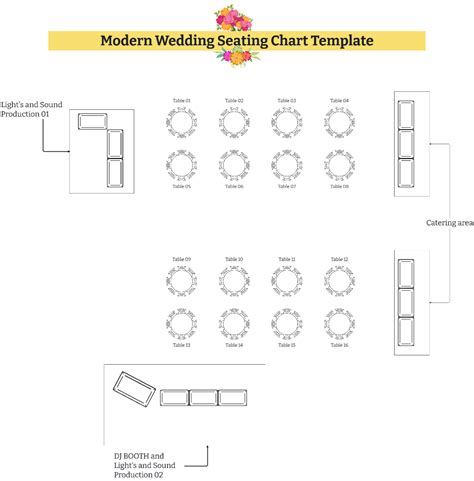 Free Long Table Seating Chart Template To Edit Online