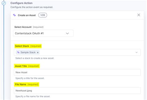 Contentstack Management Assets Actions Contentstack