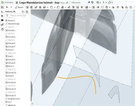 Projected Curve Fail — Onshape