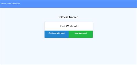 GitHub Joeybrown Ctrl Workout Tracker A Workout Tracker App That Allows The User To View