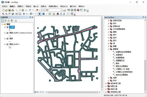 如何使用arcgis制作行道树效果 gis缓冲区怎么用来做绿化 csdn博客