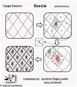 Creartives Eca Lin And Eca Linli My New Tangle Patterns Zentangle