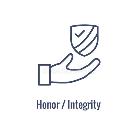 Core Values Icon With Value Driven Icon Describing Part Of Core Values