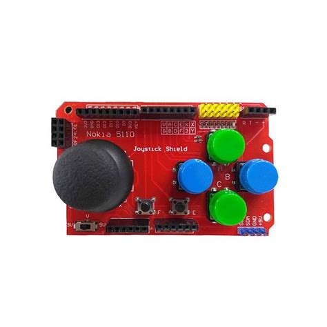 Joystick Shield Para Arduino Baú da Eletrônica Baú da Eletrônica Componentes Eletrônicos
