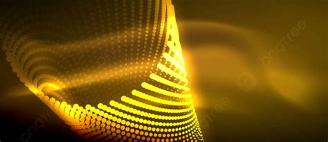 Neon Light Effects Yellow Dot Background Effects Night Illustration