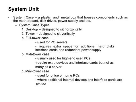 cs100 lec 3 cont1 hardware system unit and memory