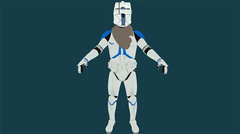 501st Arf Trooper 3d Model By Republic Unity Modelmaker Nsdap Chrp