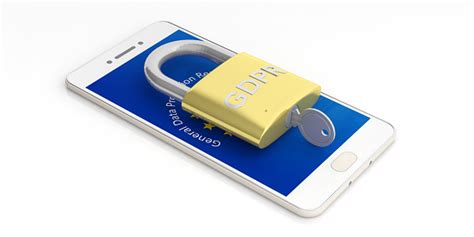 Gdpr 유럽 스마트폰 흰색 배경에 고립에 일반적인 데이터 보호 규칙 3 차원 일러스트 레이 션 3차원 형태에 대한 스톡 사진 및 기타 이미지 Istock