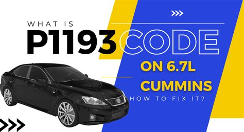 How To Fix The U010C DTC Code On 6 7L Cummins Pro Tips