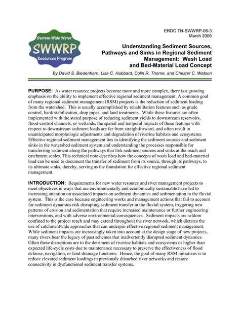 Pdf Understanding Sediment Sources Pathways And Sinks In Regional