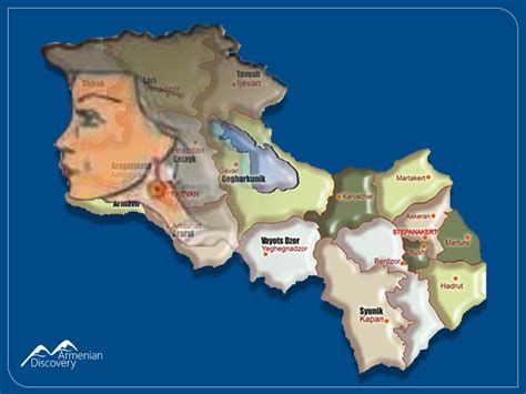 The Map Of Armenia