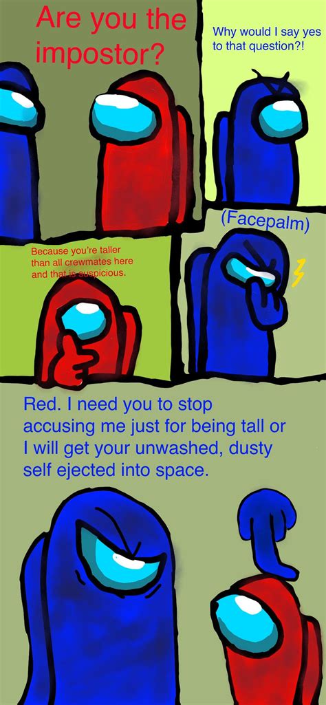 Made My First Amongus Comic Ramongus