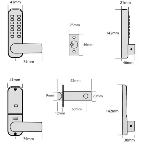 Borg Locks BL Easicode Pro Digital Lock Saunderson Security