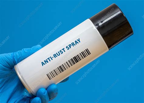 Anti Rust Spray Stock Image F044 5833 Science Photo Library