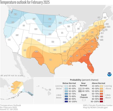 Us Climate Outlook For February 2025 Noaa