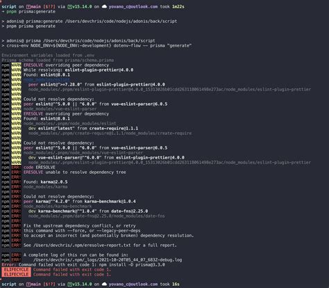 Pnpm Can Not Prisma Generate When Prisma Client Is Not Installed In Project Issue