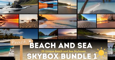 Beach And Sea Skybox Bundle 1 25 Various Beach And Sea Skyboxes 2d