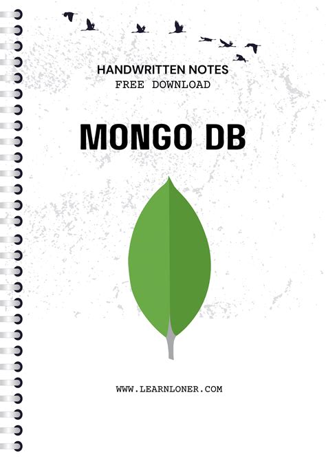 mongodb handwritten notes pdf learn loner
