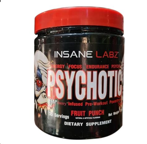 Insane Labz Fruit Punch Psychotic Packaging Size 216 G Prescription