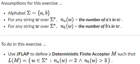 Solved Assumptions For This Exercise Alphabet Σ Ab