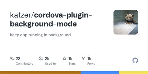 Github Katzercordova Plugin Background Mode Keep App Running In