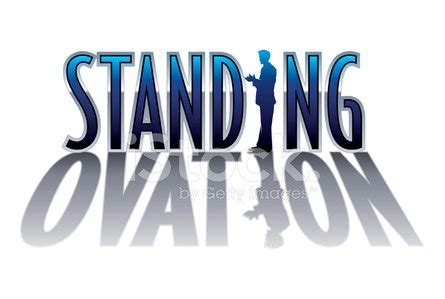 Standing Ovation Head Stock Clipart Royalty Free Freeimages