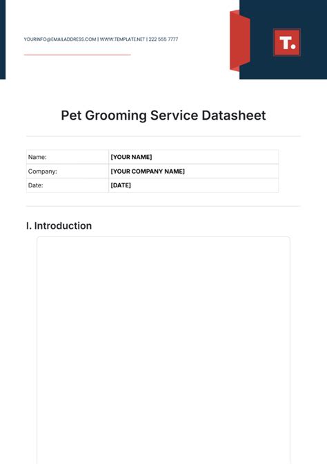Free Pet Grooming Templates To Edit Online