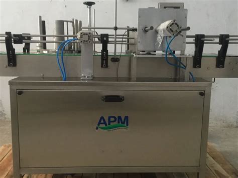 Ss304 Round Top Sticker Labeling Machine For Industrial Capacity 30 40 Bpm At Rs 295000piece